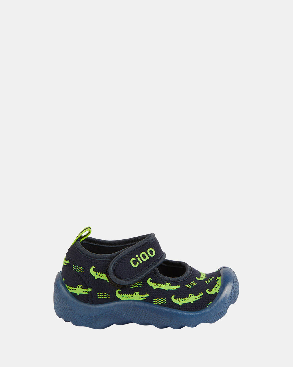Buy Ciao Beach Crocodile Navy/Lime | Shoes & Sox