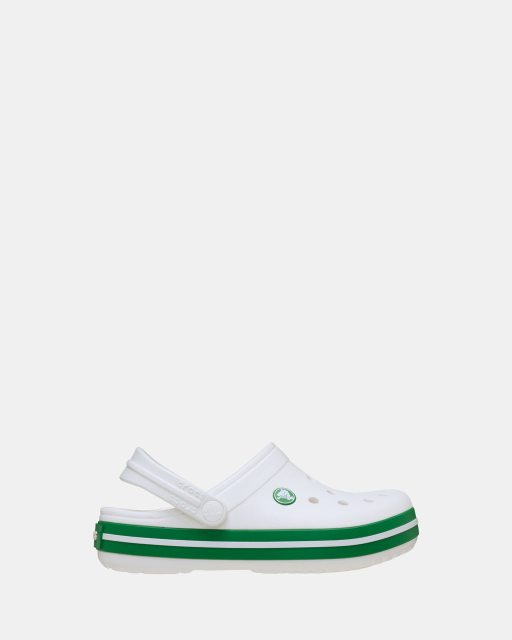Crocband Clog Infant White/Green Ivy – Shoes & Sox