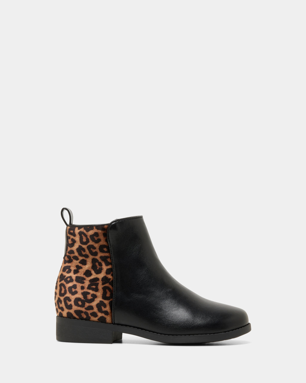 Ezra Boot Black Leopard – Shoes & Sox